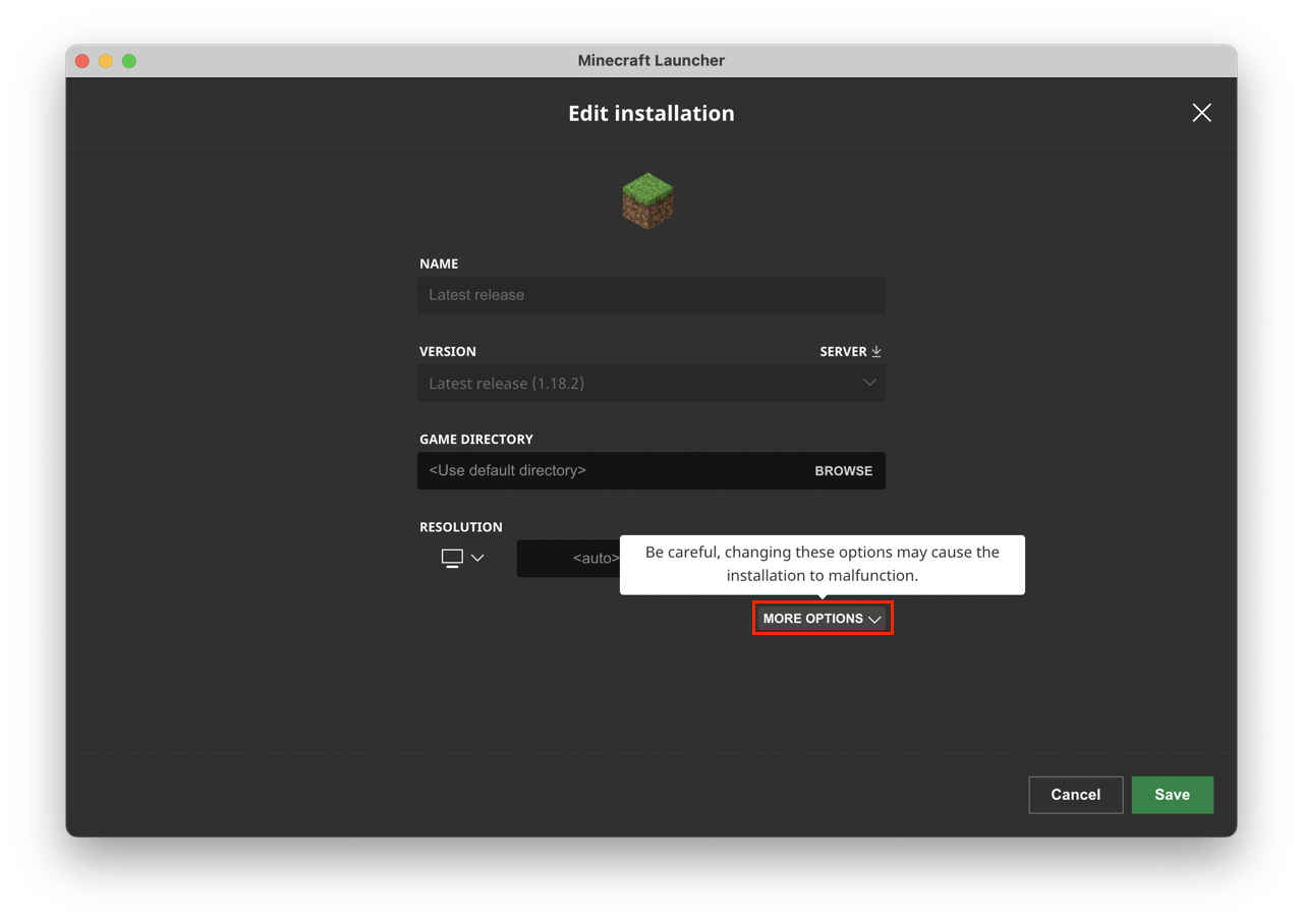 Changing Java Version MinecraftHopper
